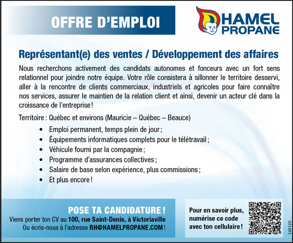 Le journal de Levis > Accueil > Emploi-formation > Offres d’emploi